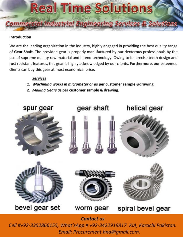 RTS Commercial Industrial Engineering Services & Solutions | PDF