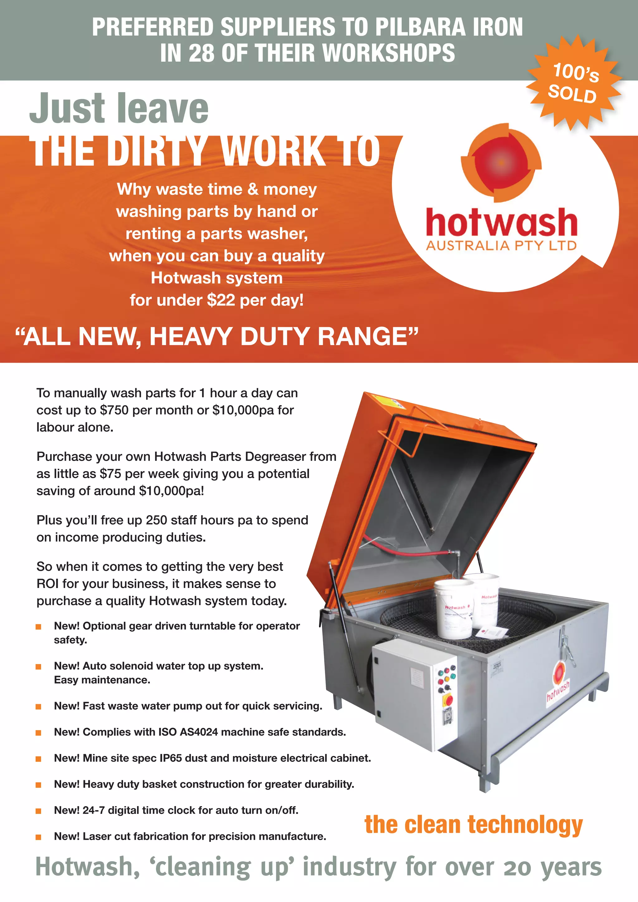 Hotwash Heavy Duty Brochure | PDF | Home Appliances | Home & Garden