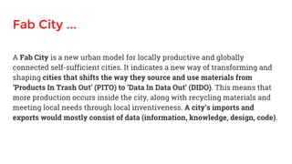 Fab City Summer School Milan 2016 Introduction - Massimo Menichinelli | PPT