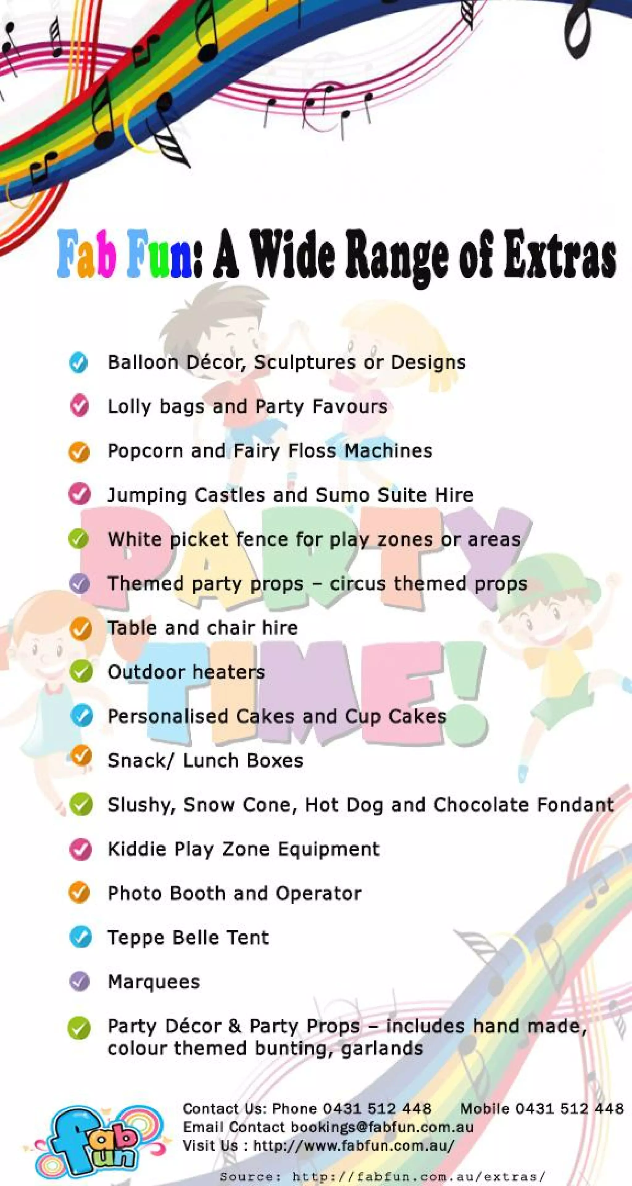 Fab Fun: A Wide Range of Extras | PDF