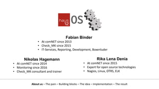 OSMC 2018 | Integrating Check_MK agent into Thruk – Windows monitoring ...
