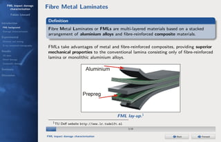 Impact damage characterisation of fibre metal laminates by X-ray ...