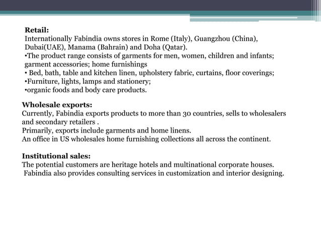 Fabindia | PPTX