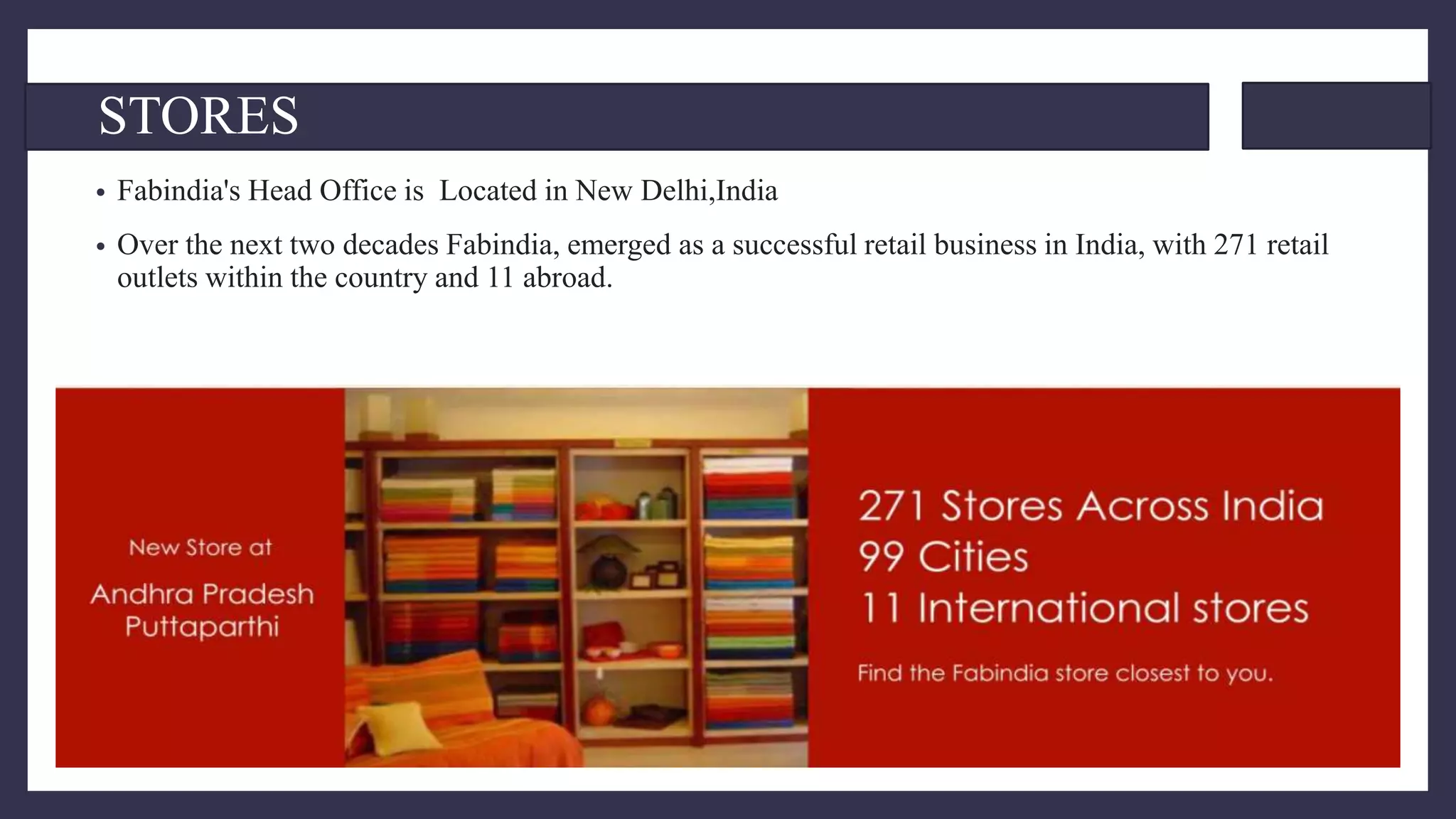 PRESENTATION ON THE BRAND FABINDIA | PPTX