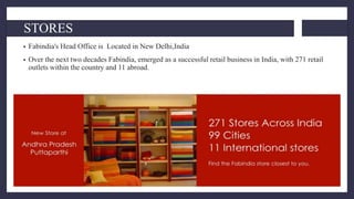 PRESENTATION ON THE BRAND FABINDIA | PPTX