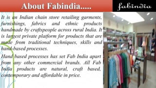 Fabindia ppt | PPTX