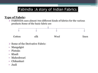 Fabindia Project | PPTX