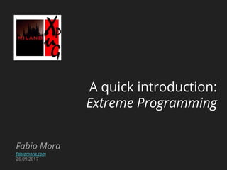 A quick introduction: Extreme Programming | PPT
