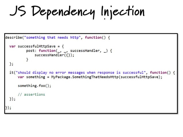 JavaScript as a First Class Language | PPT