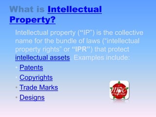 Introduction to Intellectual Property | PPTX