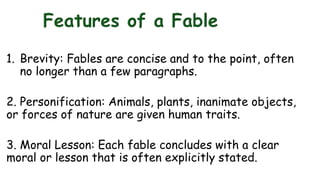 a fable meaning ( how to write a fable) definition/ features/ structure ...