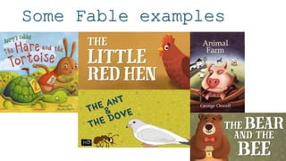 a fable meaning ( how to write a fable) definition/ features/ structure ...