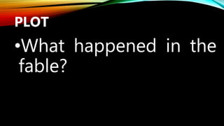 Fable and-its-elements | PPTX | Comics and Graphic Novels | Books and ...