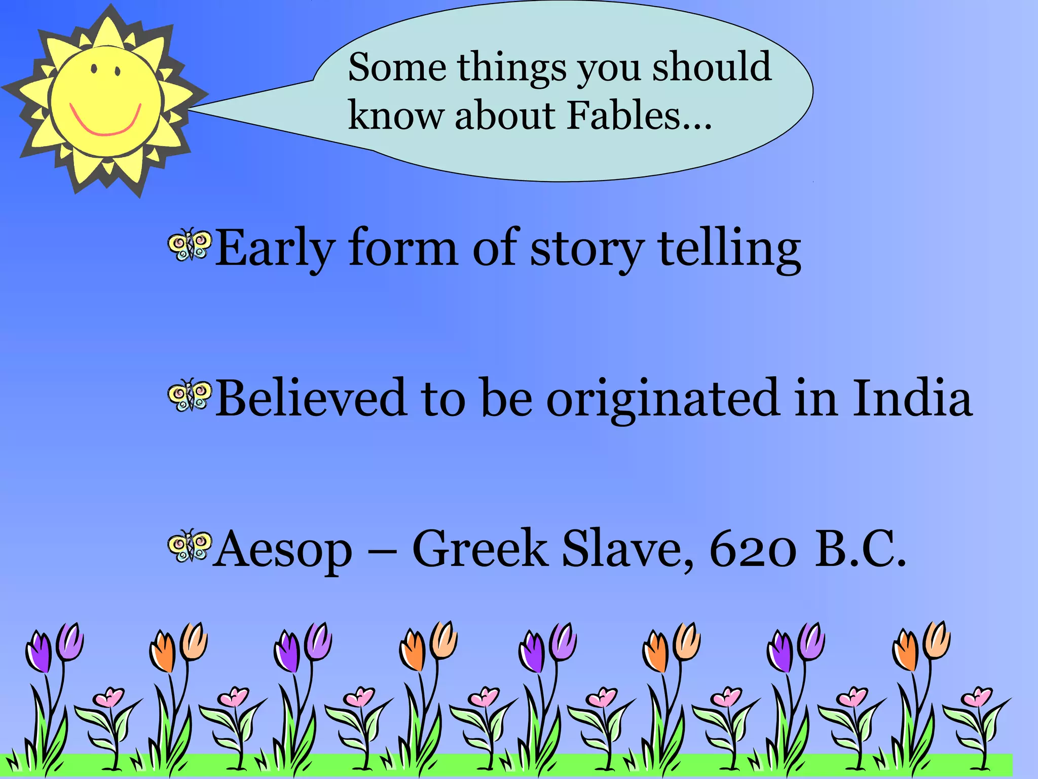 Fables and-morals-1203360039168356-2 | PPT
