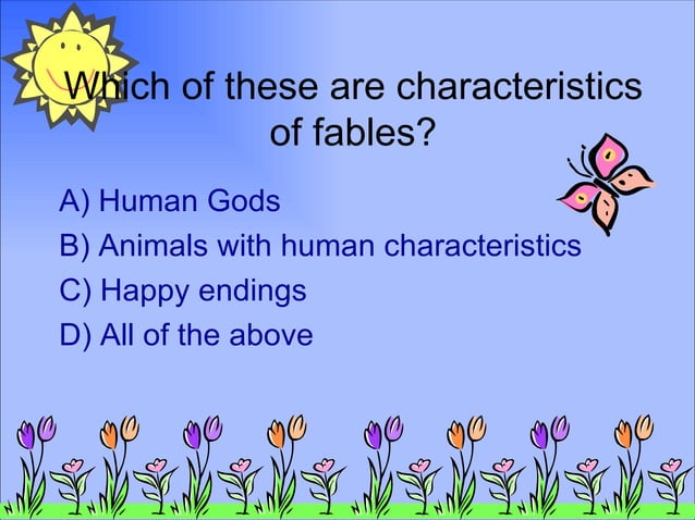 Fables and Morals | PPT