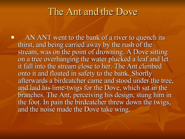 Fables And Morals | PPT