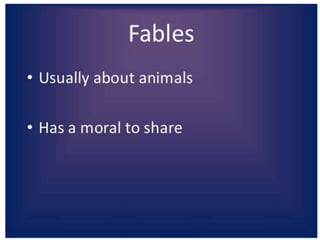 Fables | PPTX