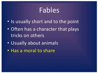 Fables | PPTX