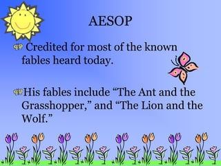 Fables and Morals | PPT