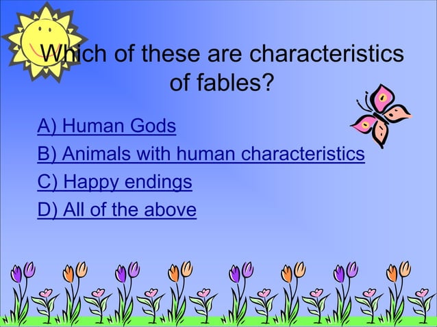 Fables and Morals | PPT