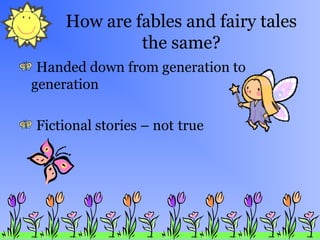 Fables and morals | PPT