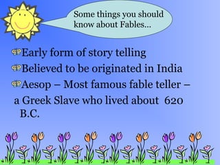 Fables and morals | PPT
