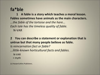 Fable sforblog | PPT