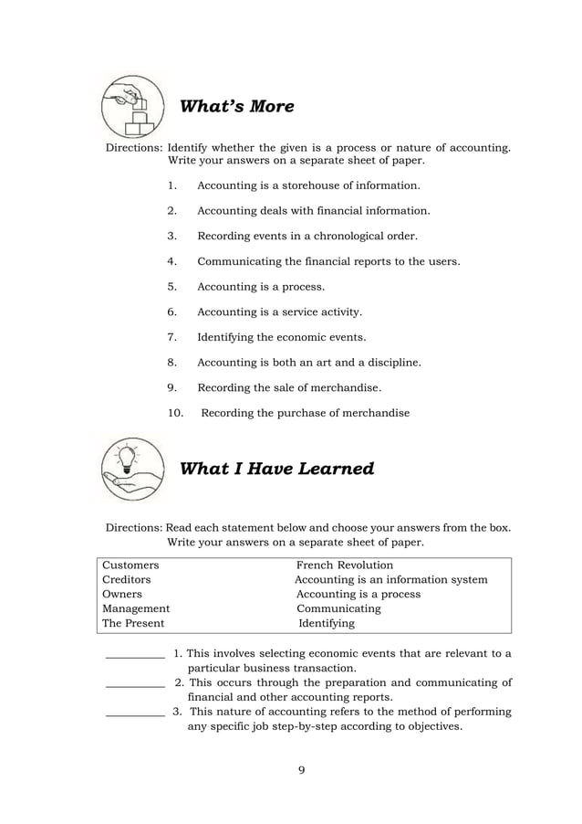 FABM 1 3rd Quarter MODULE 1.pdf | Business Accounting & Finance | Business