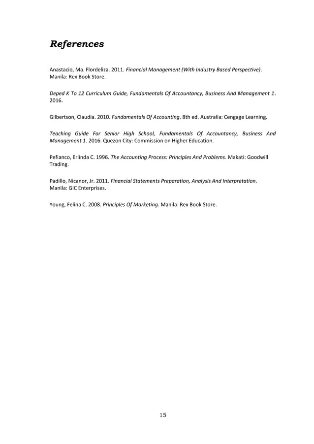 FABM 1 3rd Quarter MODULE 1.pdf | Business Accounting & Finance | Business