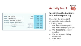 FABM2 Lesson 6 Basic Documents Related to Bank Deposit.pptx