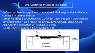Fabrication of diodes, resistors, capacitors, fe ts | PPTX
