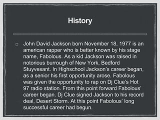 Fabolous documentary | PPTX