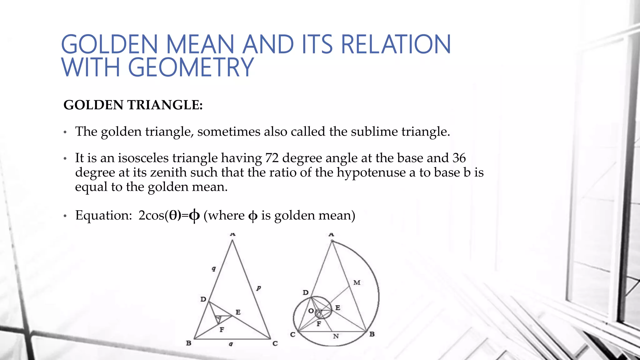 FIBONACCI SERIES AND THE MIRACLES OF GOLDEN MEAN | PPTX