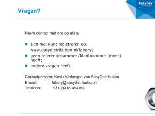 Fabory powerpoint 1.2 | PPT