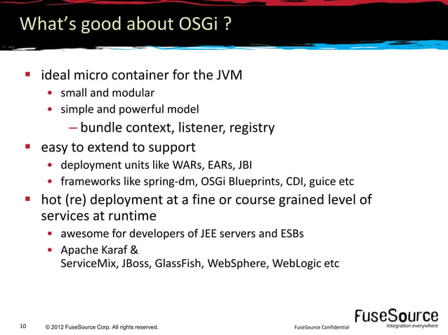 OSGi made simple - Fuse Application Bundles | PPT