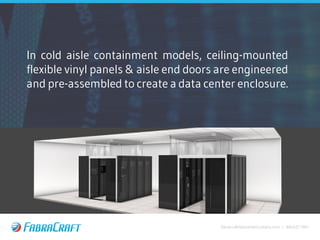Cold Aisle Containment Data Center | FabraCraft | PDF