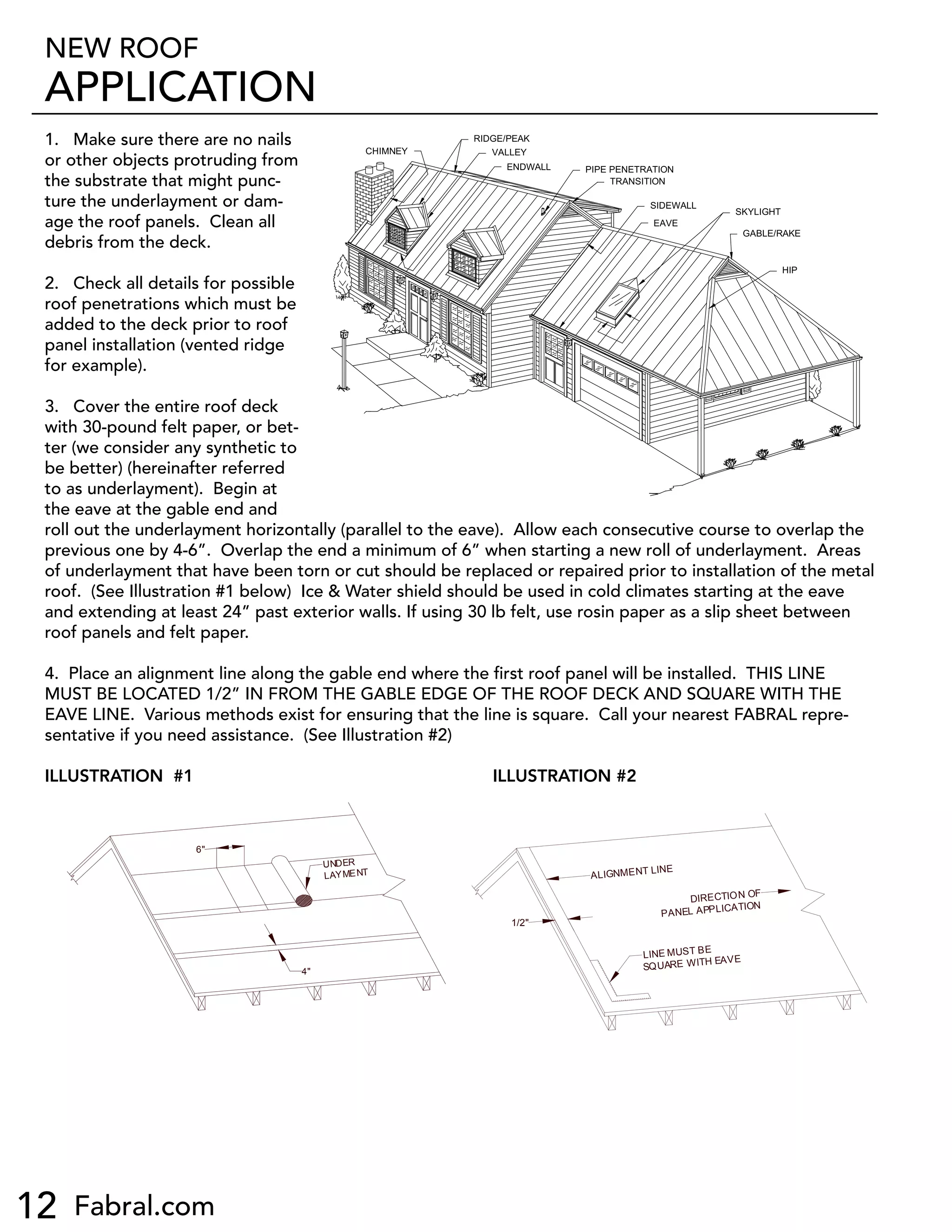 Fabral SSR Metal Roofing Installation Manual | PDF