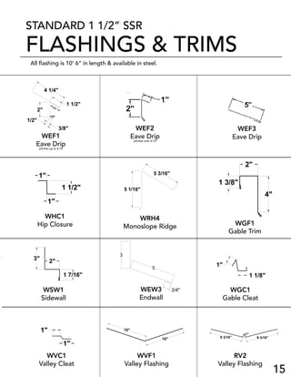 Fabral SSR Metal Roofing Installation Manual | PDF