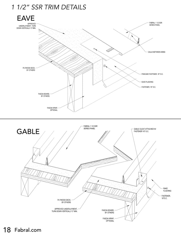 Fabral SSR Metal Roofing Installation Manual | PDF | Home Improvement ...
