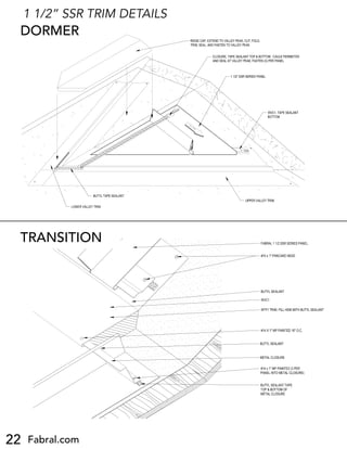 Fabral SSR Metal Roofing Installation Manual | PDF