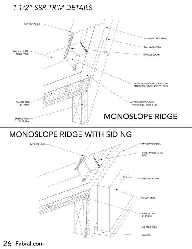 Fabral SSR Metal Roofing Installation Manual | PDF | Home Improvement ...