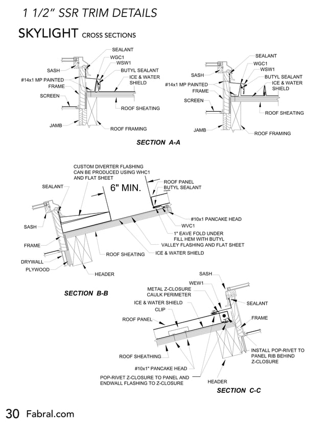 Fabral SSR Metal Roofing Installation Manual | PDF | Home Improvement ...