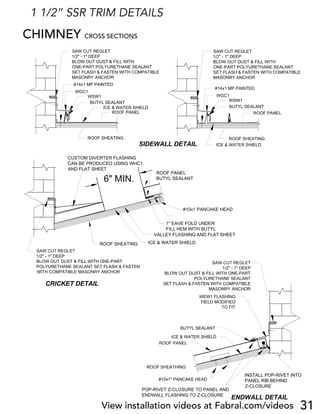 Fabral SSR Metal Roofing Installation Manual | PDF