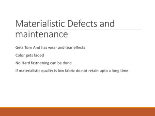 Fabric - Building construction material | PPTX