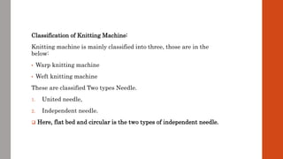 knitting machine in bangladesh | PPTX