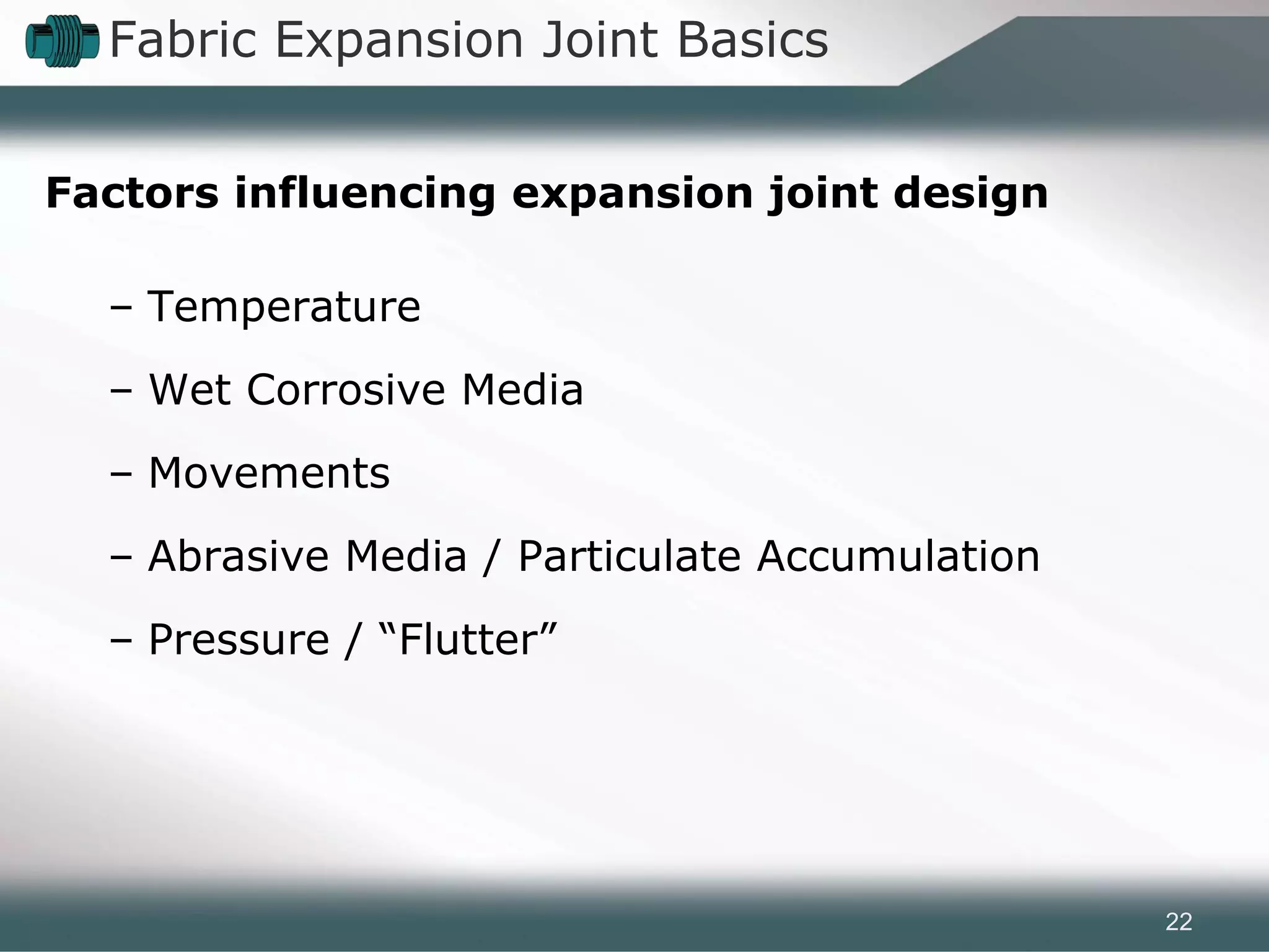 U.S. Bellows Fabric Expansion Joints | PPT