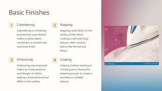 Fabric-Finishes Fabric-Finishes.pptx.... | PPTX