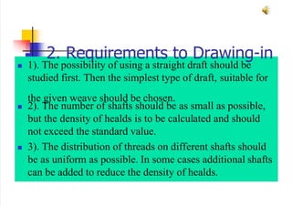 Textile Fabric representation - Types and structure | PPT
