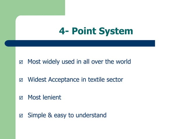 Fabric 4 point system.ppt