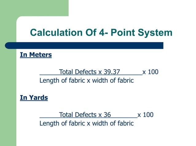 Fabric 4 point system.ppt